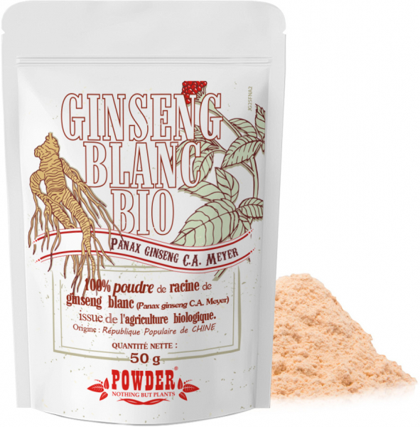 Buy Organic White Ginseng powder - 50g