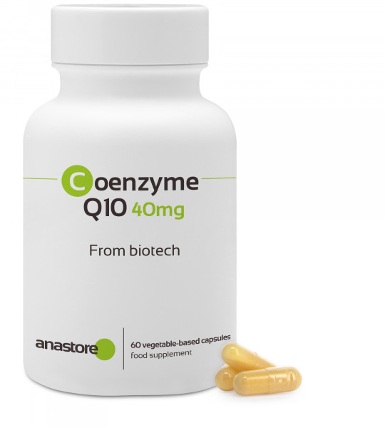Coenzyme Q10, 60 capsules, Guaranteed purity (obtained by natural ...