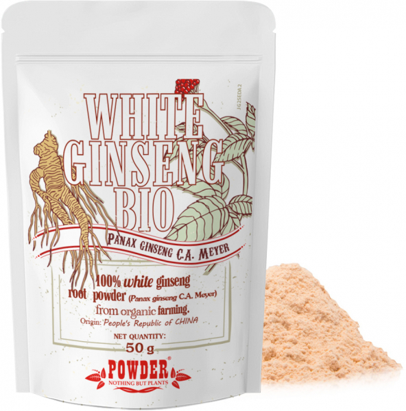 Buy Organic White Ginseng powder - 50g