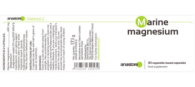 Marine magnesium, 60 capsules, Titrated at over 58.8%